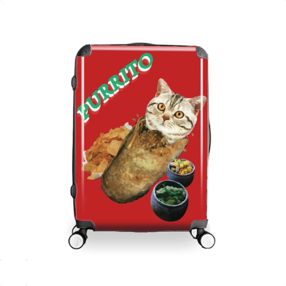 Cat In A Burrito, Cat Hardside Luggage