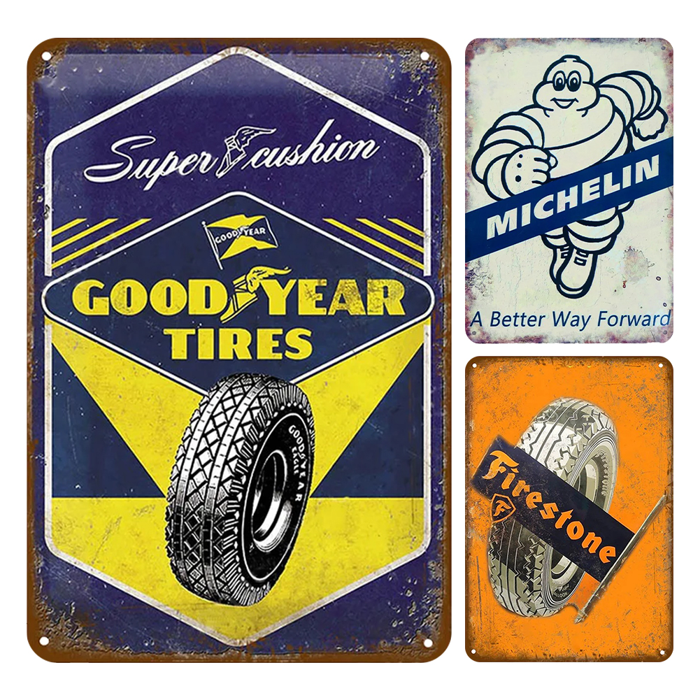 Tire Metal Signs 8*12Inch