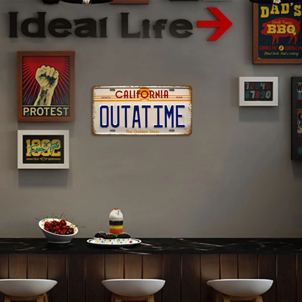 CAR- Car License Signs - Calligraphy Series - 6*12inches