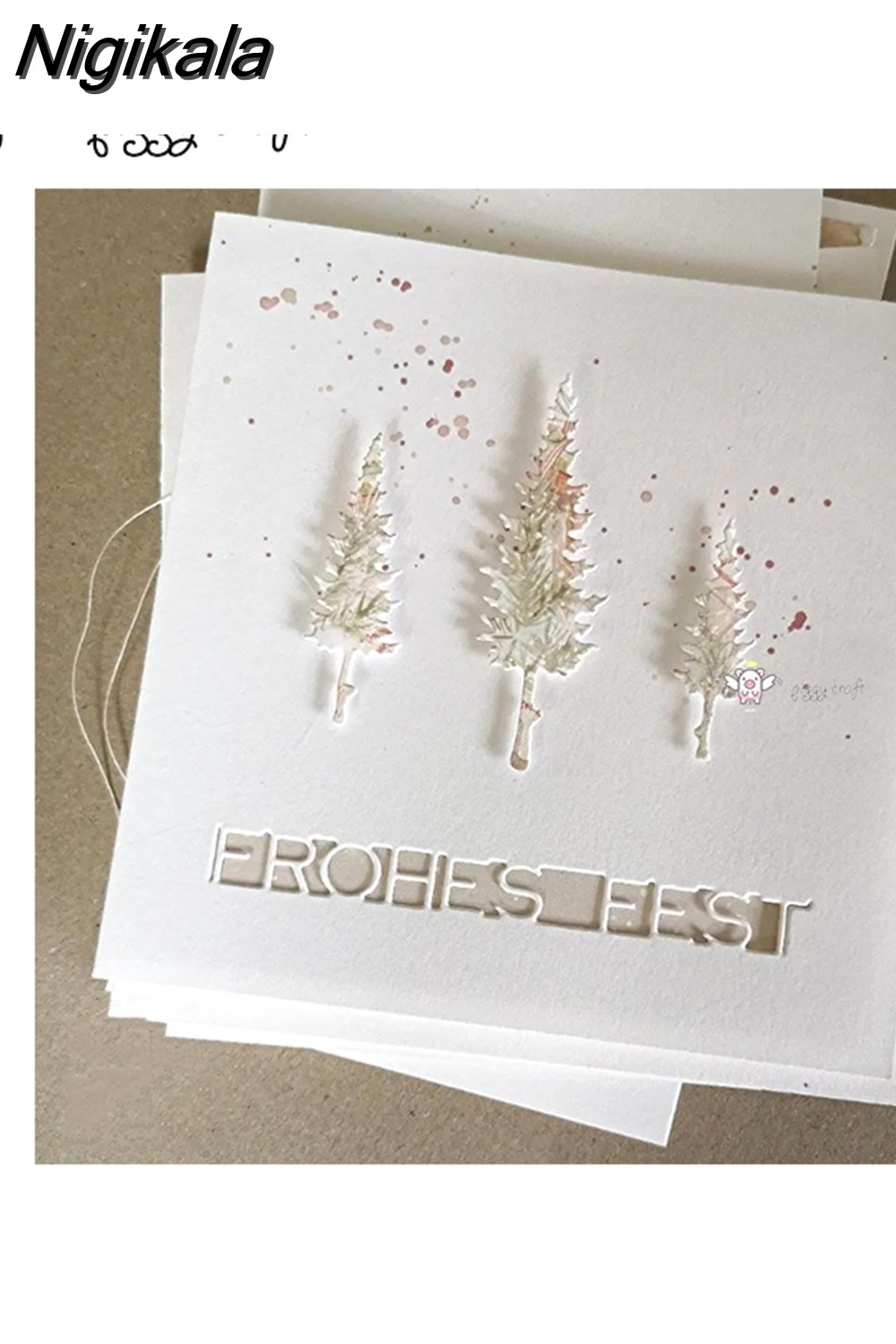 Nigikala Craft metal cutting dies cut die mold Letter background frame ...