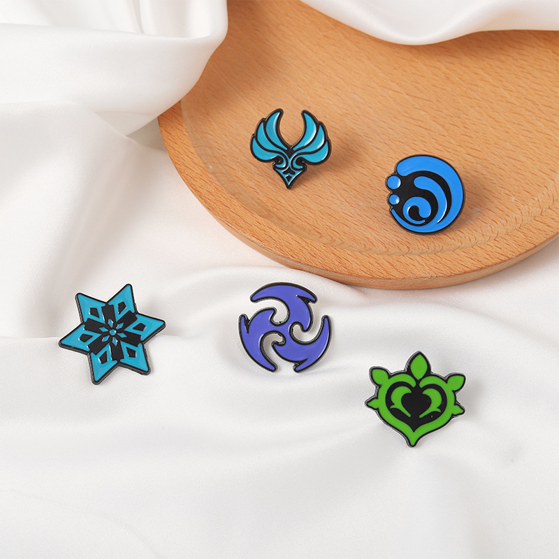 Original Game Peripheral Brooch Element Badges Medals Medals Wind and ...