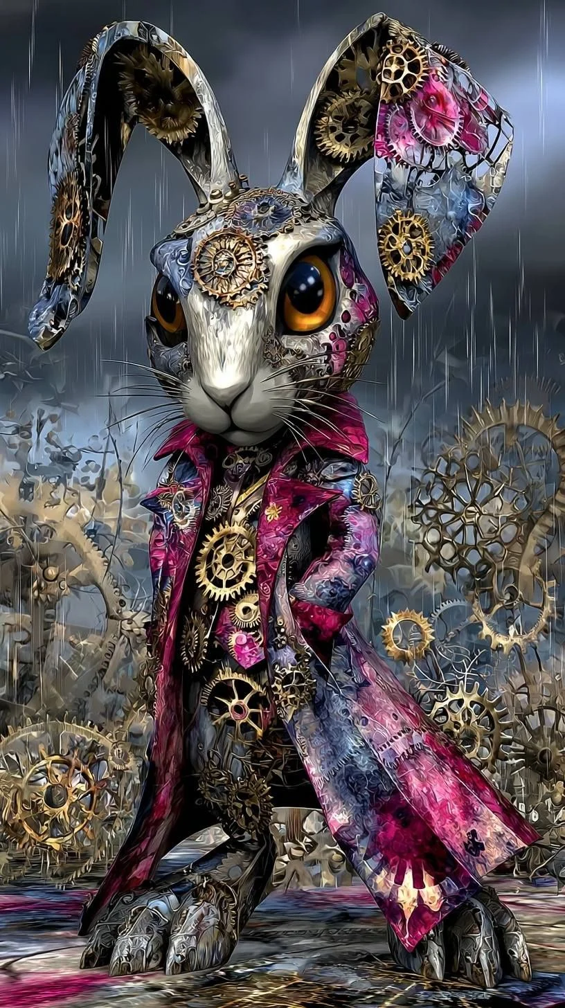 Rabbit (velvet cloth) Fairy Dust Drills full round/square diamond painting