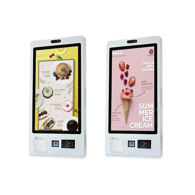 27 Inch Barcode Scanner Kfc RFID mcdonalds kiosk payment RFID self ...