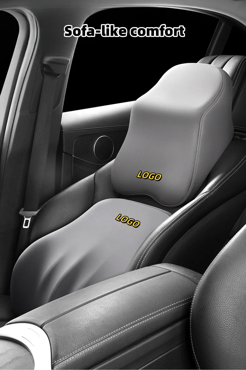 Car-mounted S-class aviation first-class headrest and waistrest