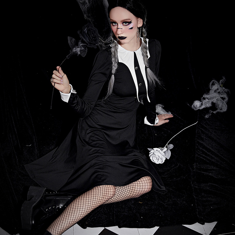 Uveng Adams' Cosplay Collision Dress 2023 Fall Dark New Waist Skirt