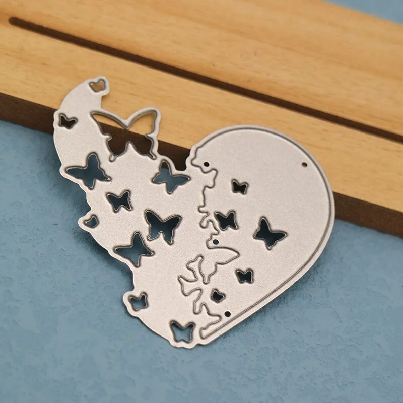 Nigikala Knife Mould Heart Shaped Scrapbook Paper Cutting Album Cover ...