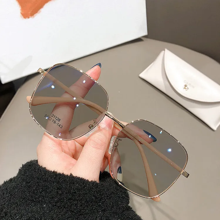 Photosensitive Discoloration Glasses New Anti Blue Light Glasses Flat ...