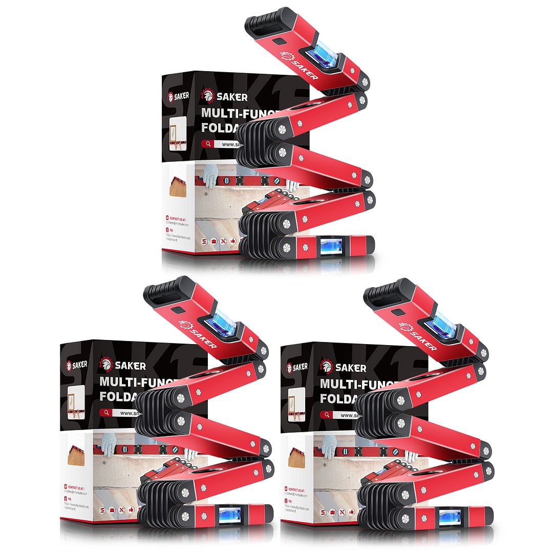 SAKER® Multi-Function Foldable Level