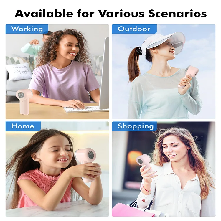 WHATOOK Portable Mini Handheld Fan