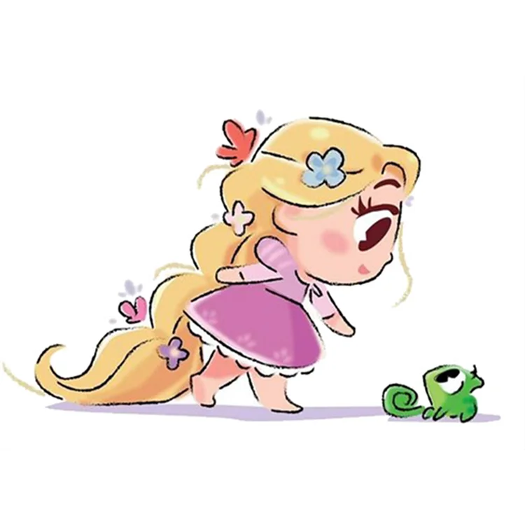 Chibi Princess Rapunzel