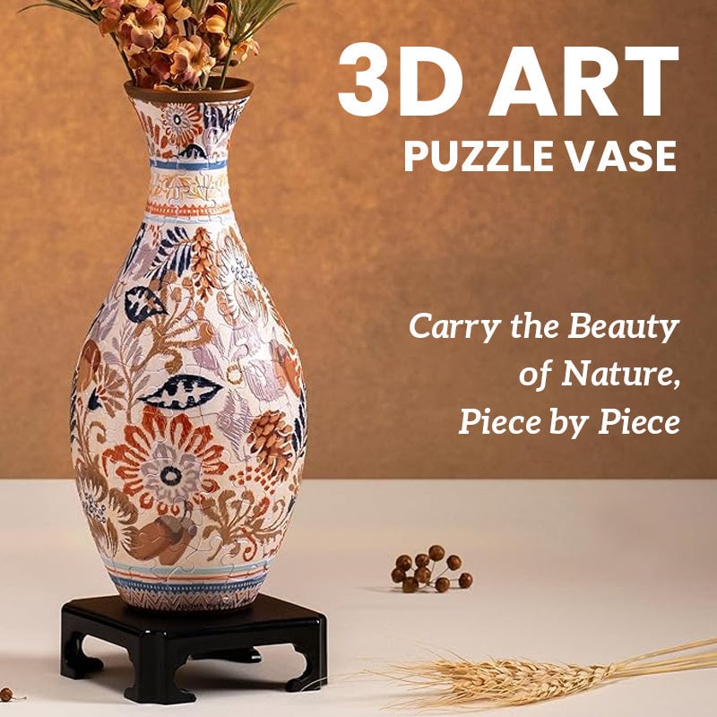 🎄3D Art Puzzle Vase