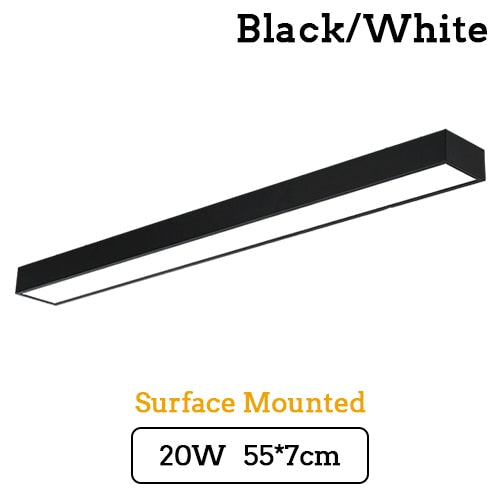 LED Modern Ceiling Light Lam Surface Mount Flush Panel Rectangle Lighting