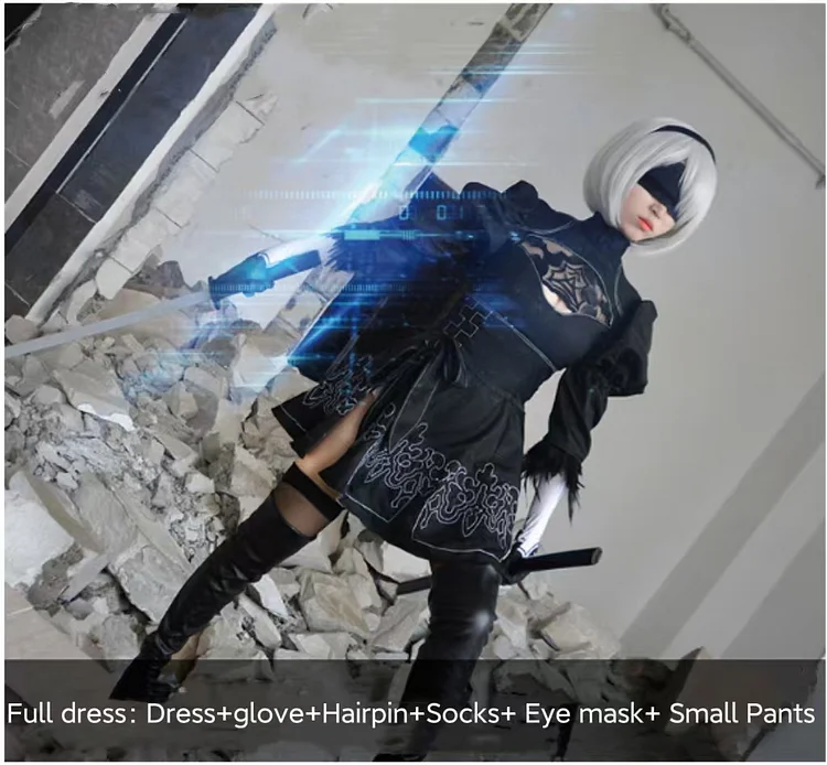 NieR:Automata 2B cosplay Full set of clothing