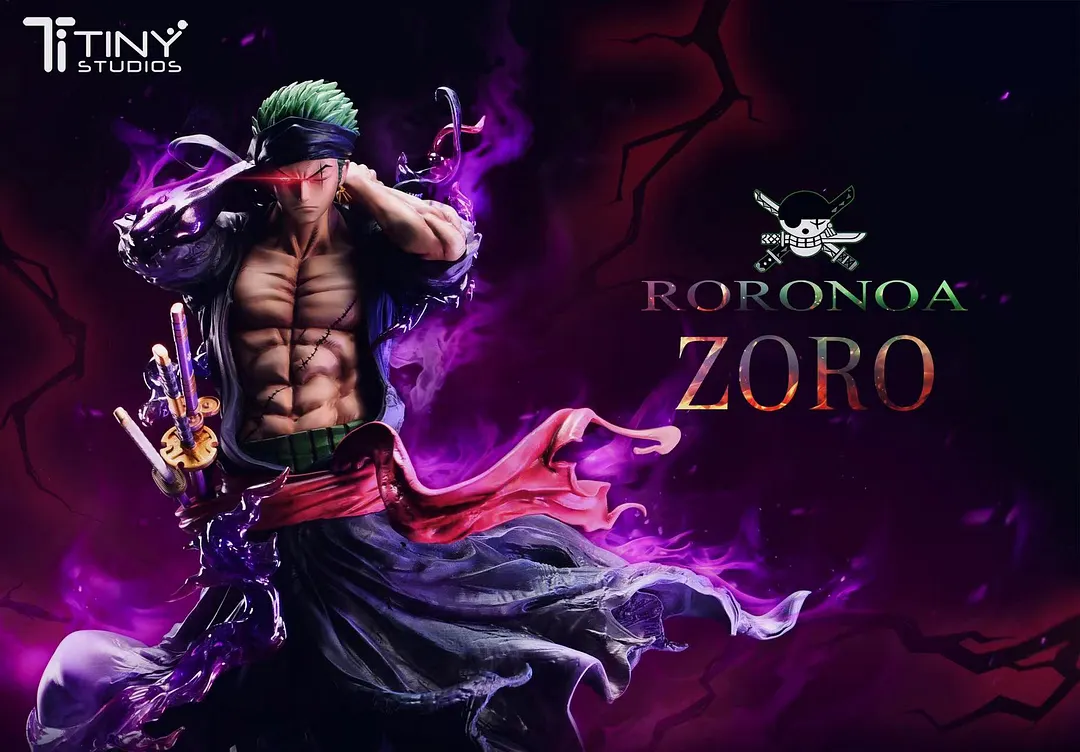 POP MAX Scale Roronoa Zoro - ONE PIECE Resin Statue - TINY-Studios