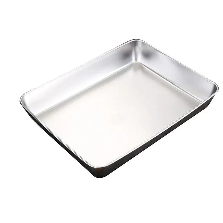 Stainless Steel Square Plate(With Lid)