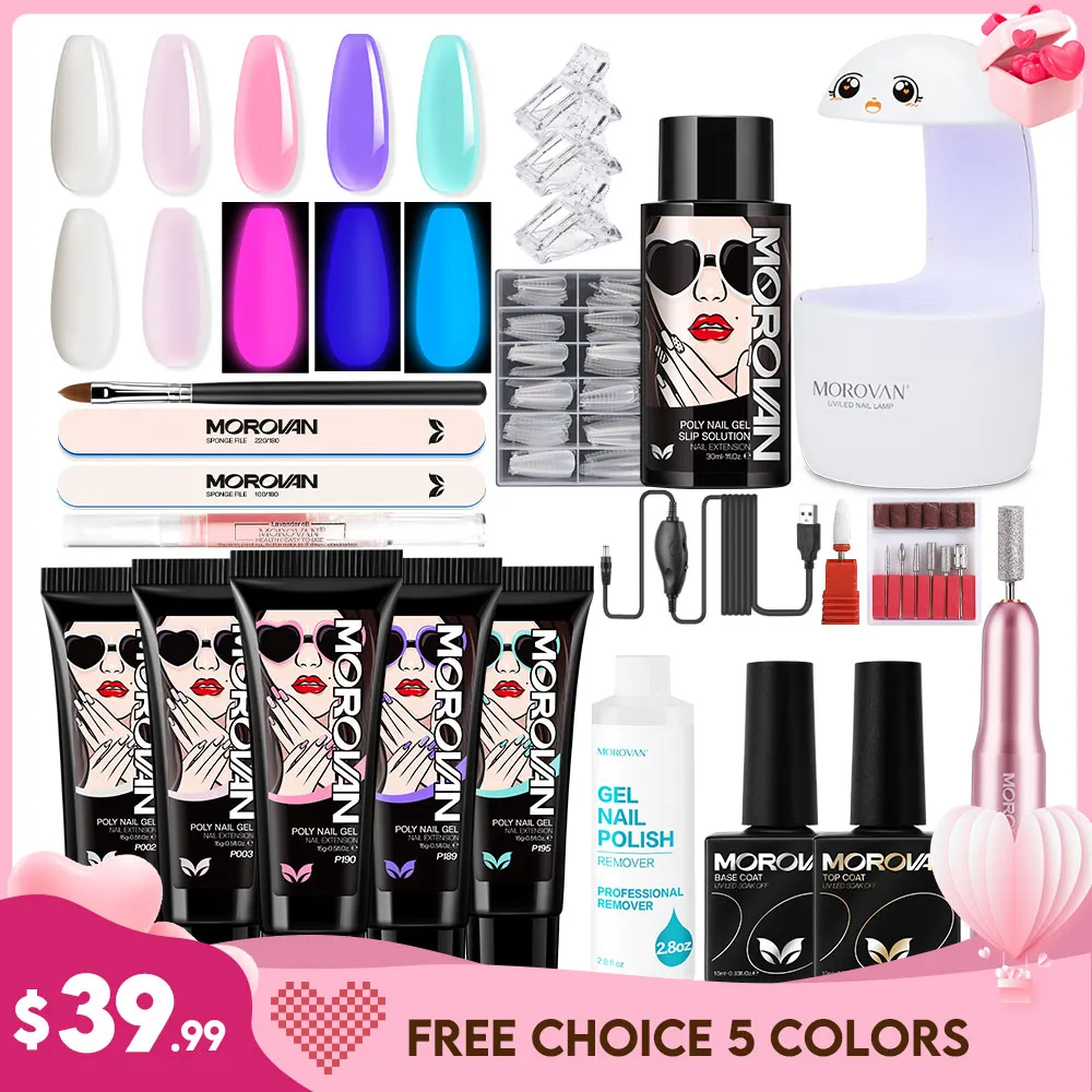 Professional Nail kit Best Gel Nails Kit Set Professional | MOROVAN