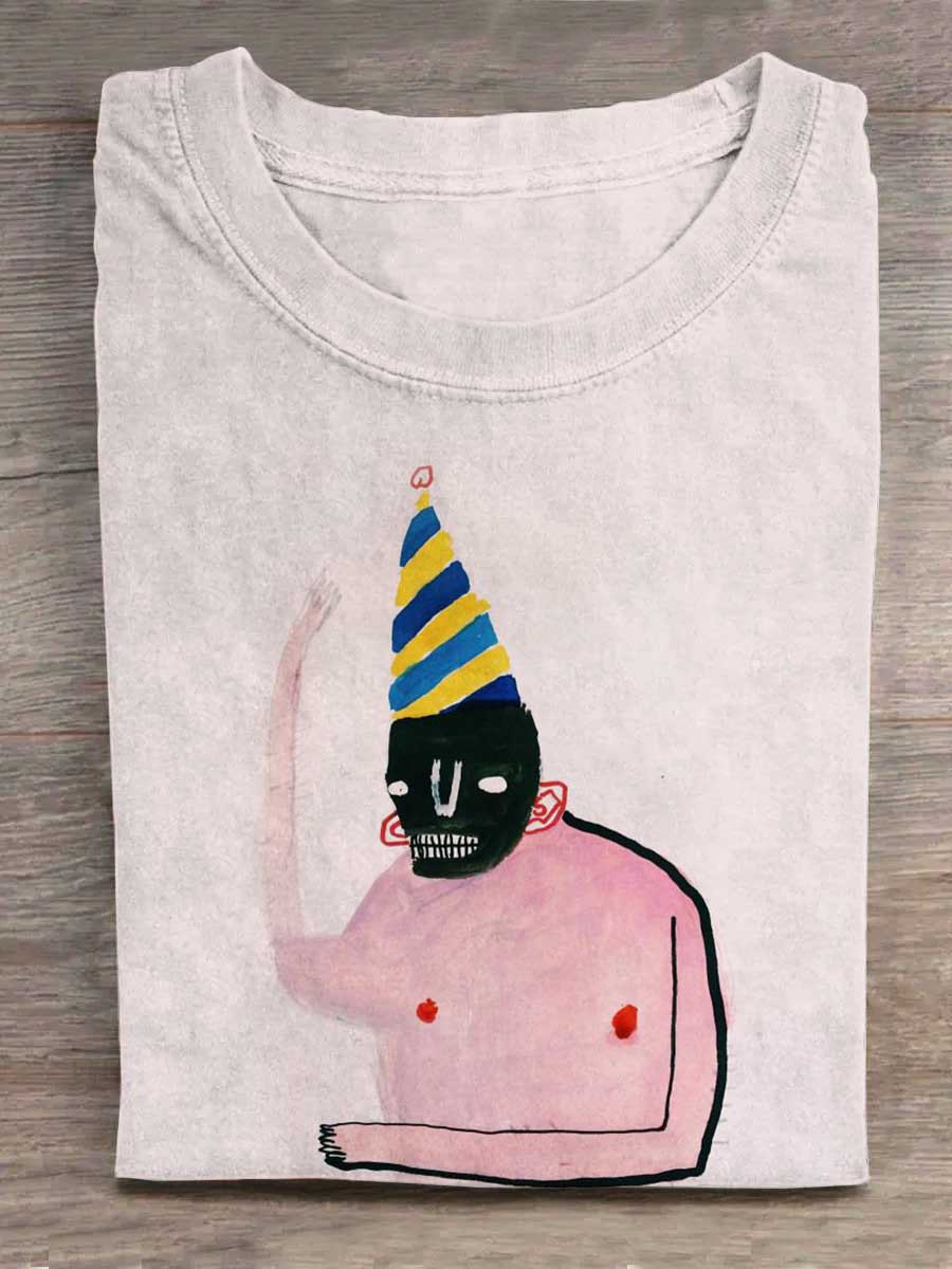 Black Face Party Boy T-shirt