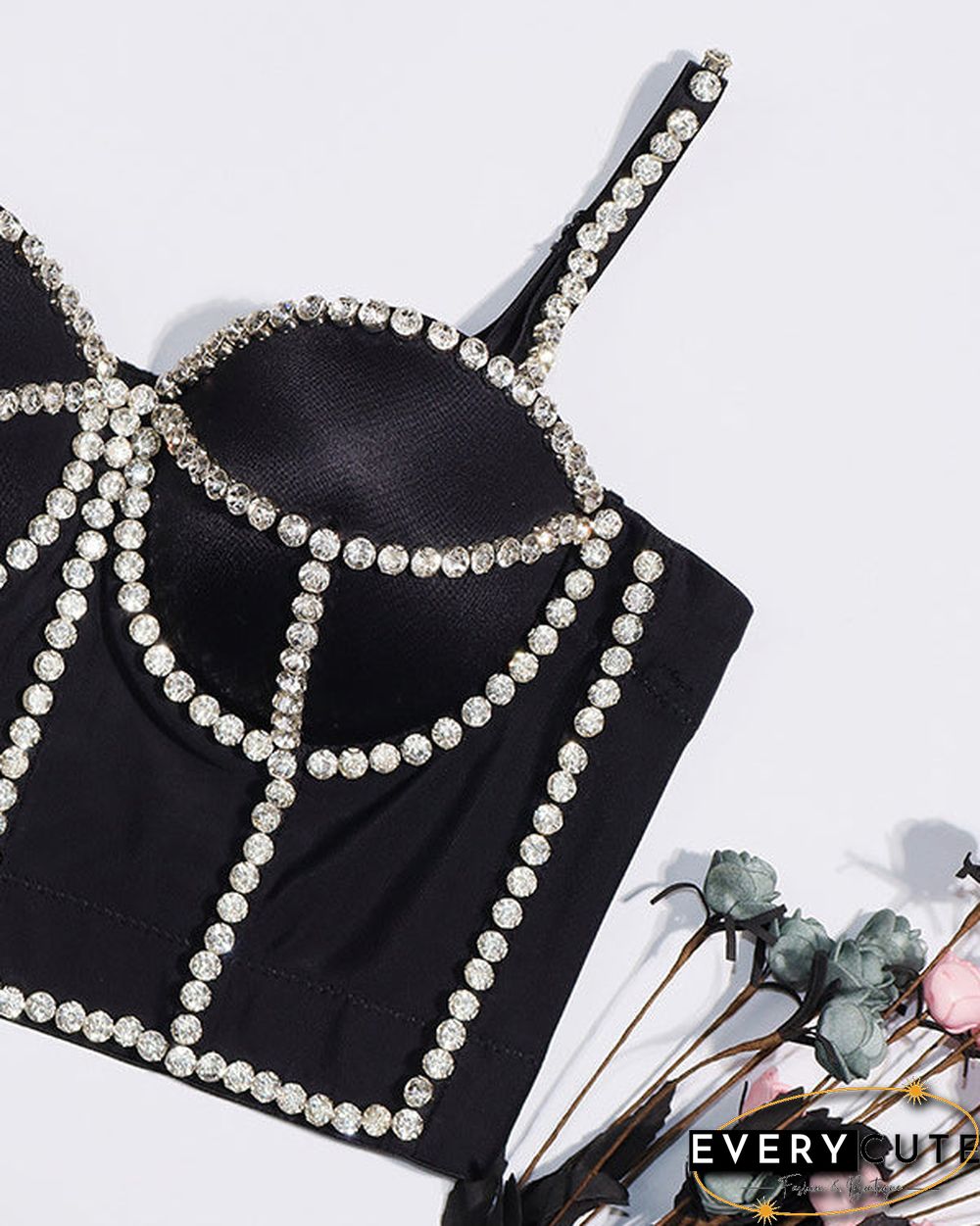 Sexy Diamond Solid Color Outer Corset