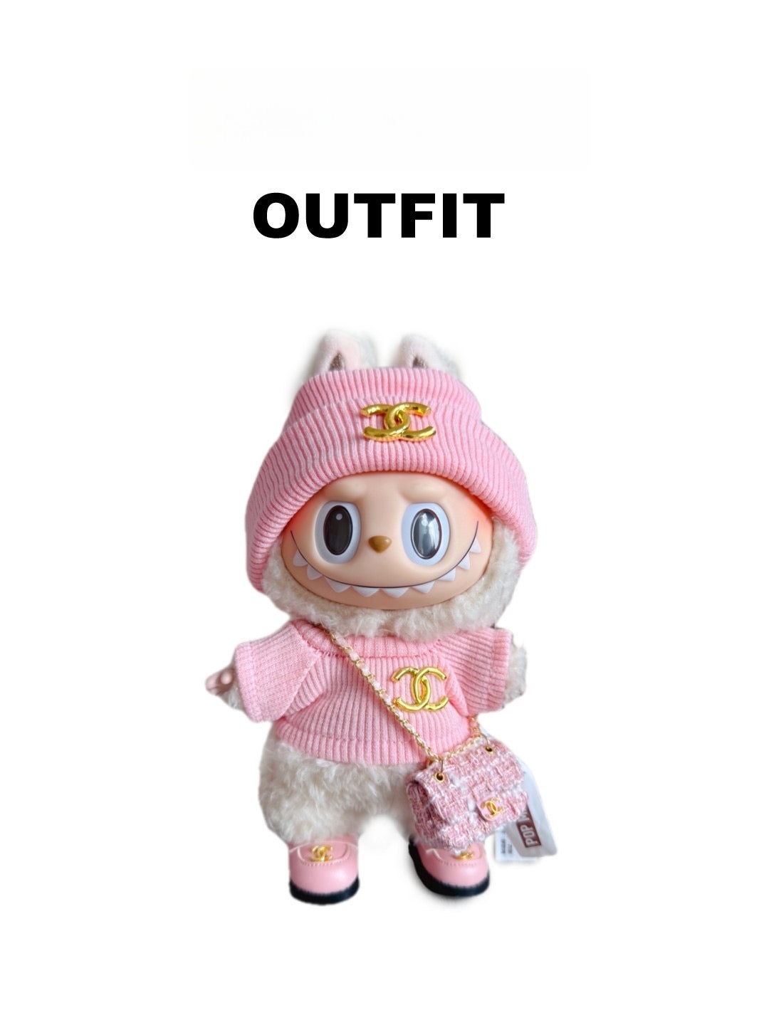 (005)labubu chanel outfit