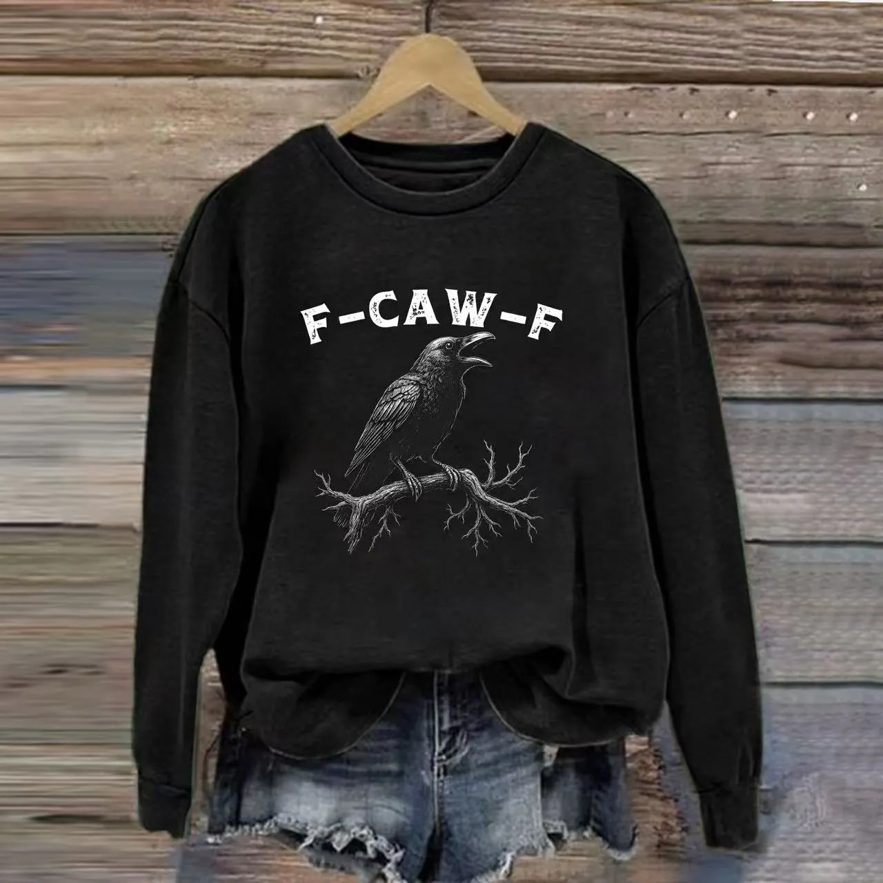 F-Caw-F Crow Sweatshirt