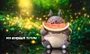 Totoro Eating Watermelon - My Neighbor Totoro Resin Statue - WuYu Studio