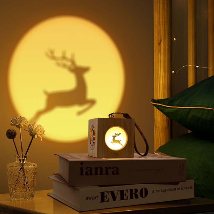 Novelty Christmas Party Atmosphere Projector Night Lamp
