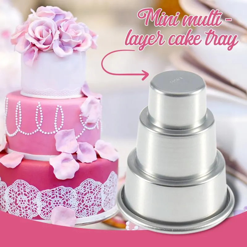 Mini multi-layer cake tray