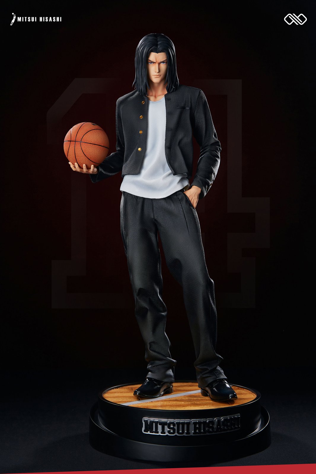 1/6 & 1/4 Scale Long Hair Hisashi Mitsui - SLAM DUNK Resin Statue ...