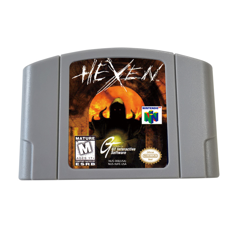 Hexen N64 Cartridge For Nintendo 64 Game Console