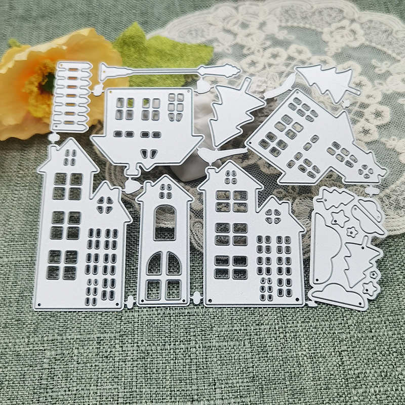 Athvotar House Cutting Dies Embossing Handicrafts Mold Scrapbook Paper ...