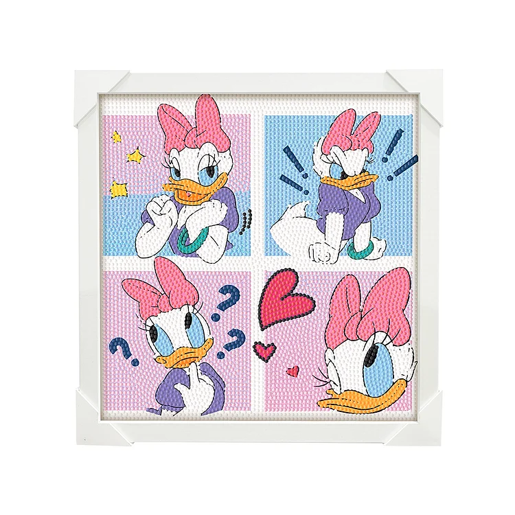 Donald Duck Diamond Art Painting Kits with Frame for Kids Ages 4-8-12 ...