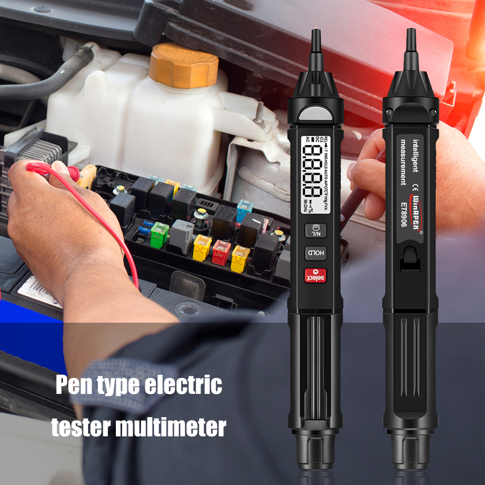 Handheld Voltage Tester Pen for Phase Sequences Meter and Digital ...