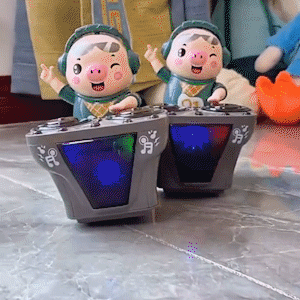 DJ Swinging Piggy Toy