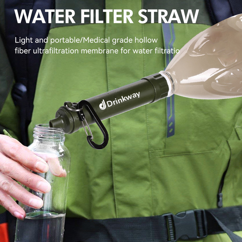 Outdoor Water Purification Straw Field Survival Emergency Filter ...