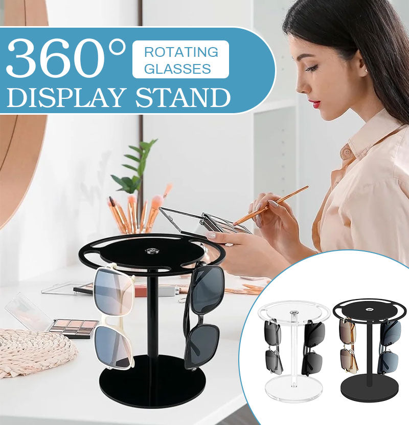 360 Degree Rotating Glasses Display Stand
