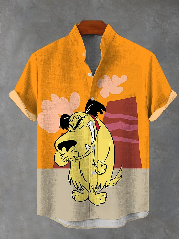 Orange retro cartoon Snickerdoodles poster short-sleeved shirt with ...