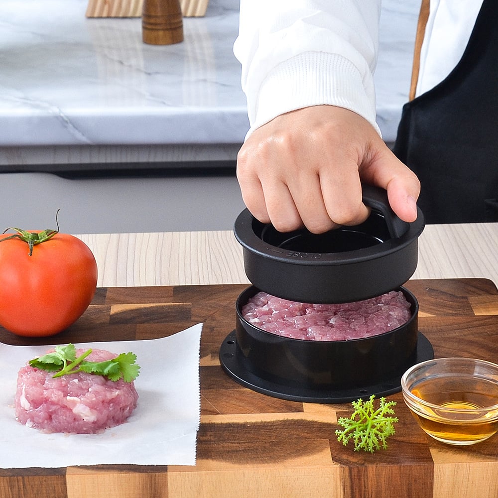 3-in-1 Burger Extrusion Molding Machine Meat Press Tool