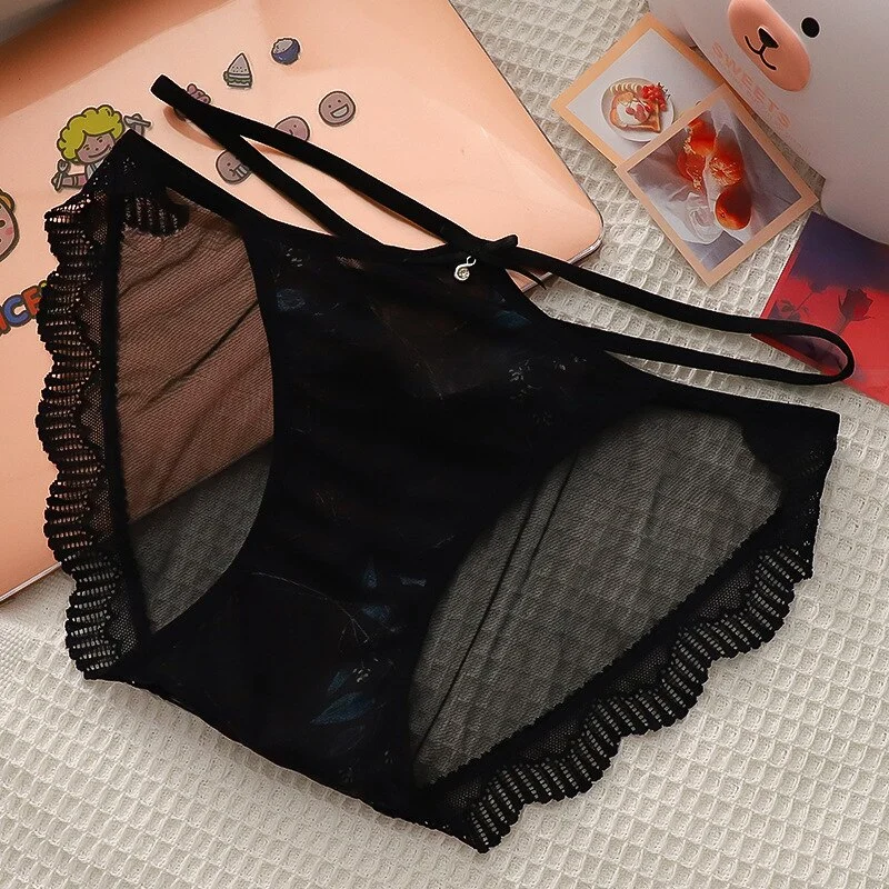 Billionm Style Fashion Elegant Sexy Lace Flower Underwear Transparent ...