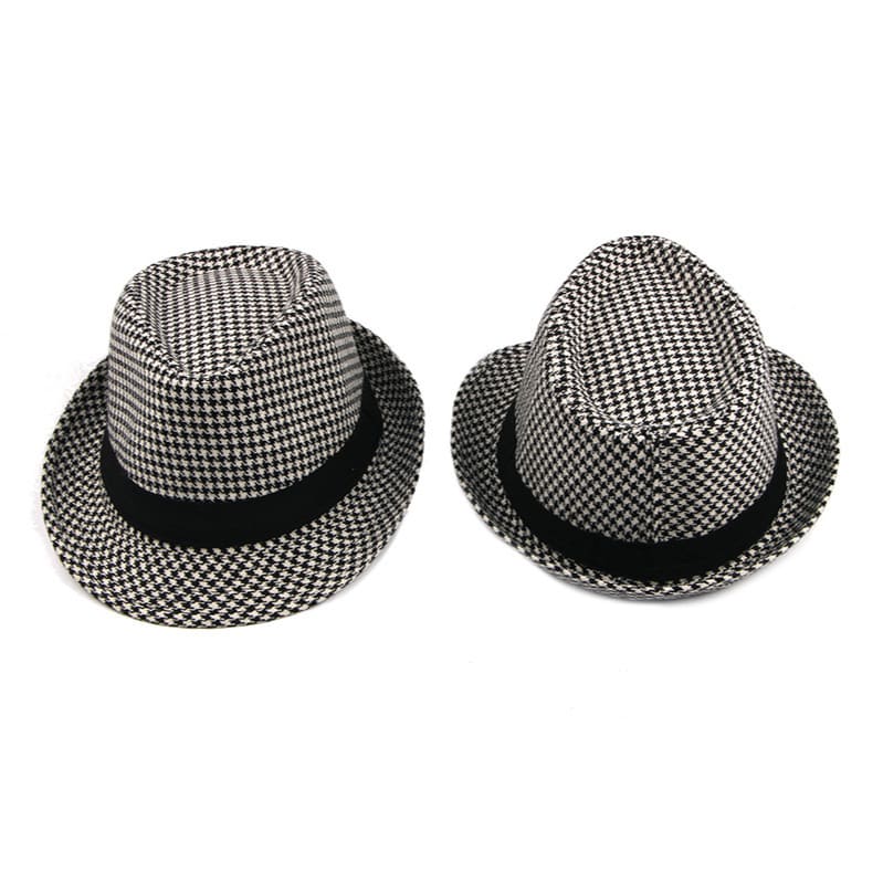 Chester Houndstooth Trilby Hat