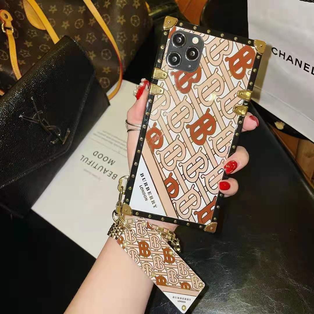 Luxury Designer Square drop Protection Wrist Tether Key Chain Holder ...