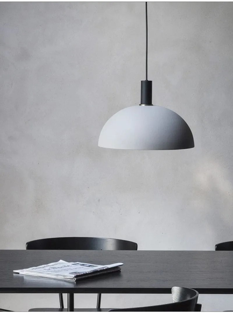 Nordic Loft Simple Pendant Lights E27 LED Modern Creative Hanging Lamp ...