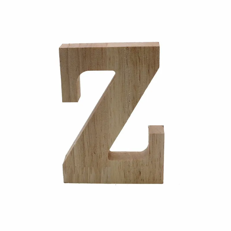 RUNBAZEF Decor Color Wooden Letter 26 Wood English Alphabet Letters ...
