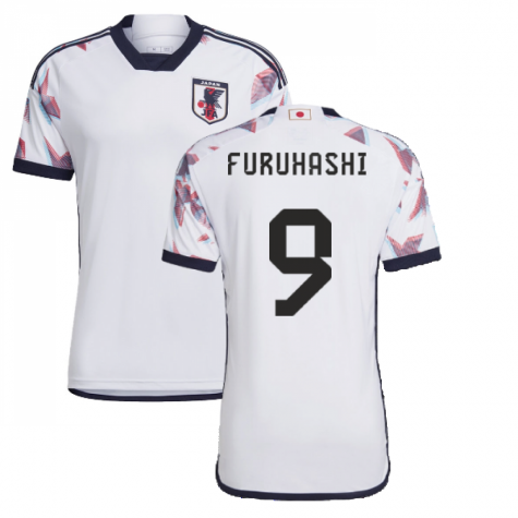 Japan Kyogo Furuhashi 9 Away Shirt Kit World Cup 2022