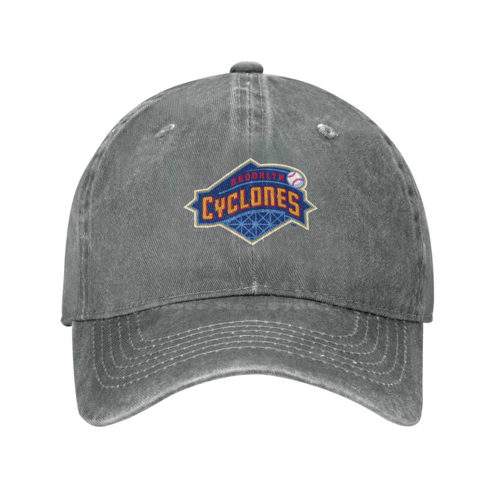 Brooklyn Cyclones Logo Print Graphic Casual Denim cap Knitted hat ...