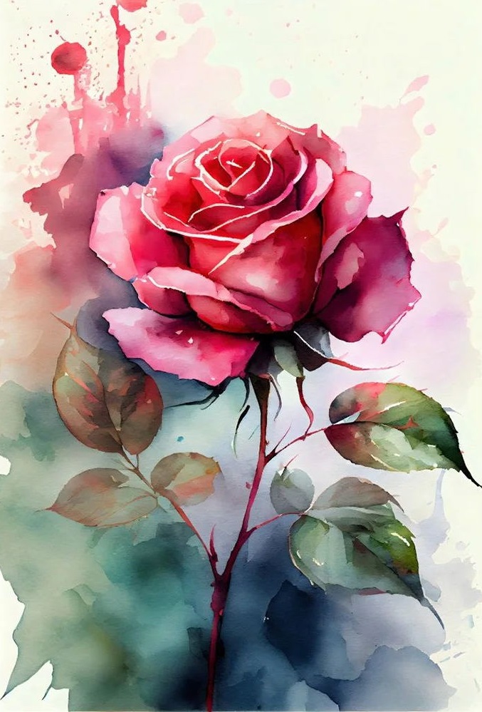 DIY Painting By Numbers | Abstract Flower - 40*60cm