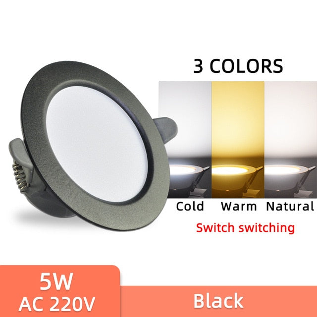 10Pcs Downlight 3w 5w spot led lights 3000k 4500K 6000K led Downlight ...