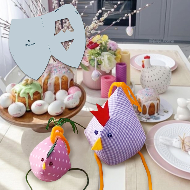 DIY Easter Chick Sewing Template - With Instructions