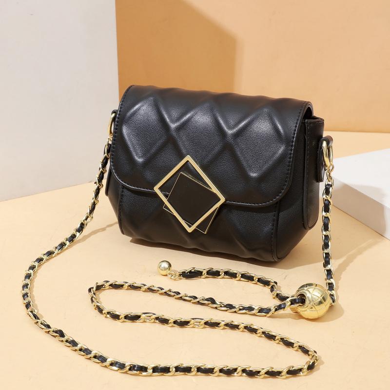 Premium Sense Diamond Small Golden Ball Chain Bag