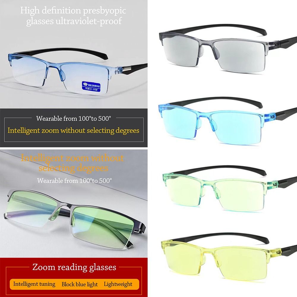 Autofocus Power Anti-Blue Light Reading Glasses Smart Anti Blue Ray ...