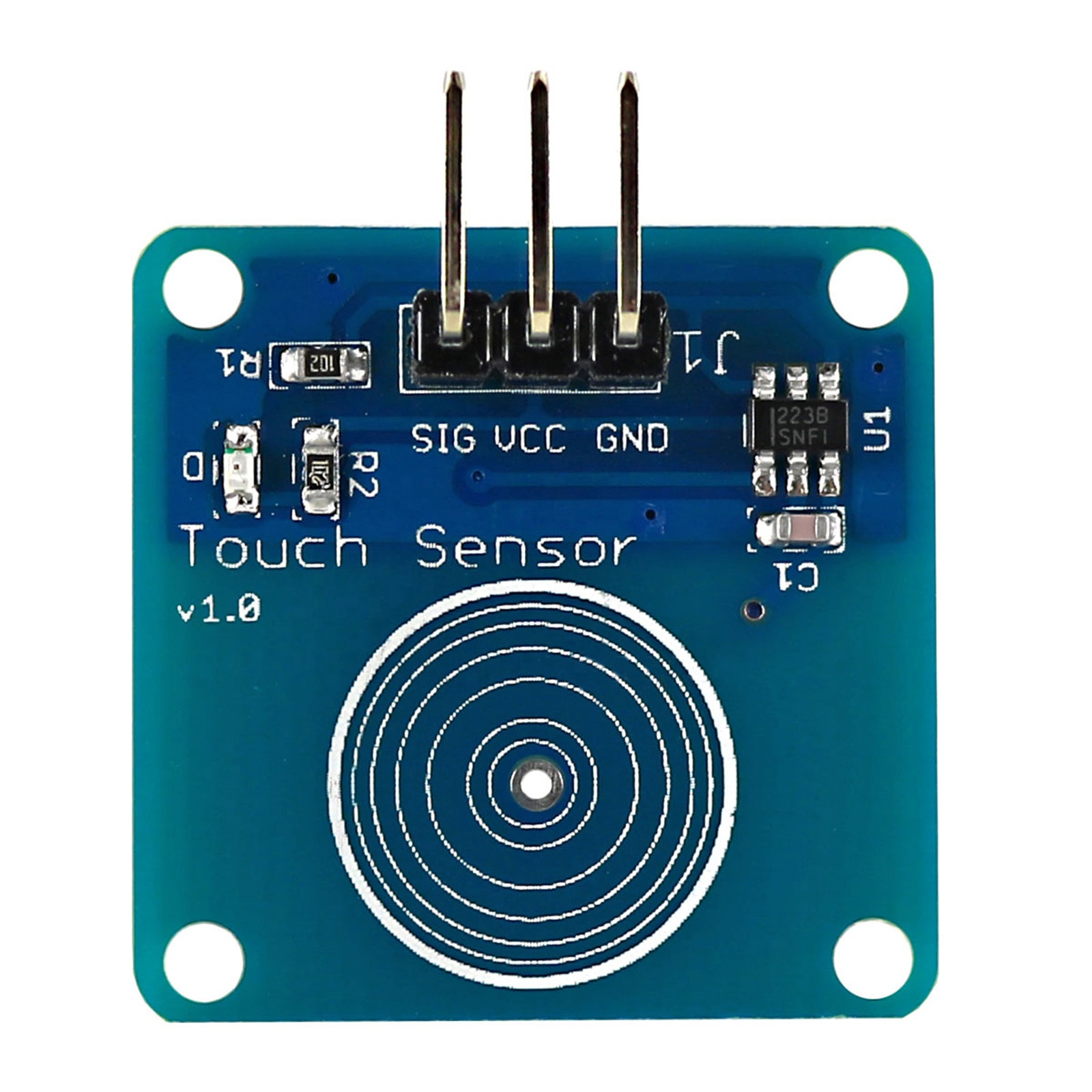 TTP223B Capacitive Touch Sensor Module Jog Type Digital Touch Pad ...